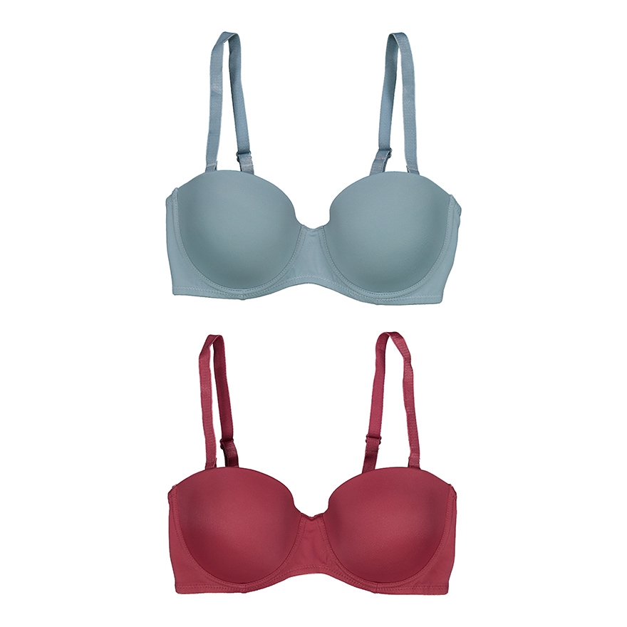 TUR0033GYMR - BENCH/ 2-in-1 Bra Pack - Gray/Maroon | Shopee Philippines