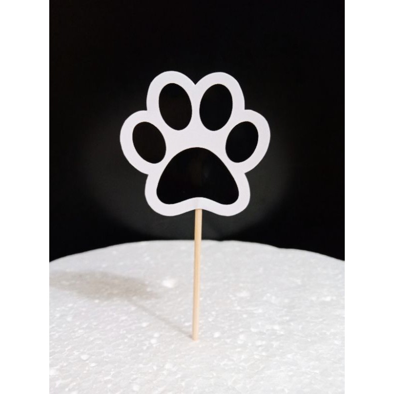 Paw print cupcake topper | Shopee Philippines