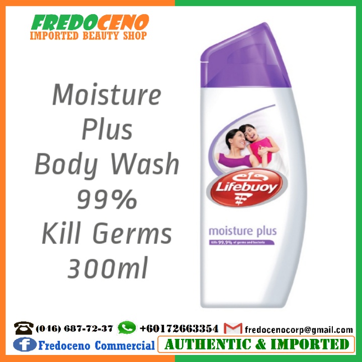 Lifebuoy Body Wash Moisture Plus Kills 99 9 Germs 300ml Imported From