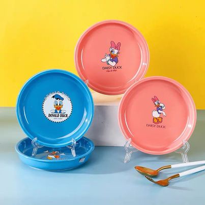 C175 7inch Mickey Minnie Winnie The Pooh Daisy Donald Duck Ceramic ...