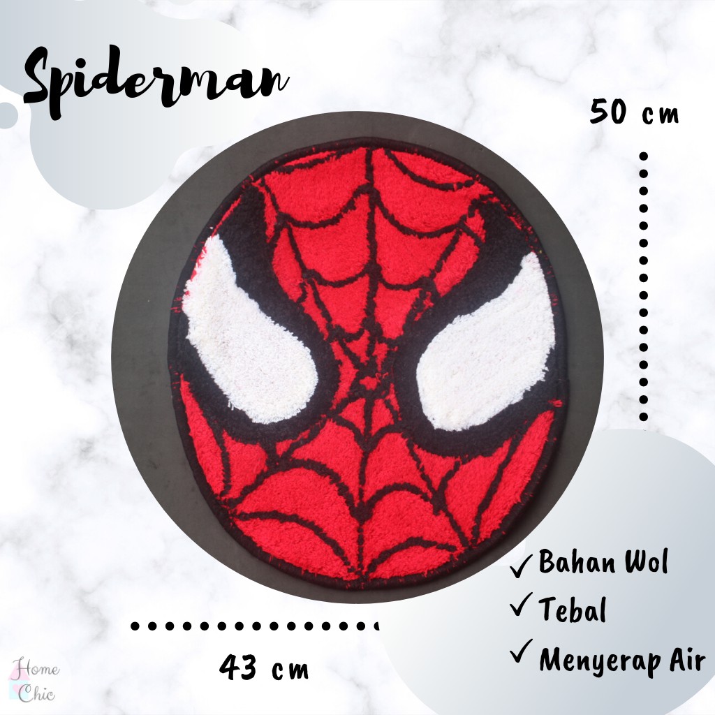 Spiderman / Avenger Character Mat | Shopee Philippines