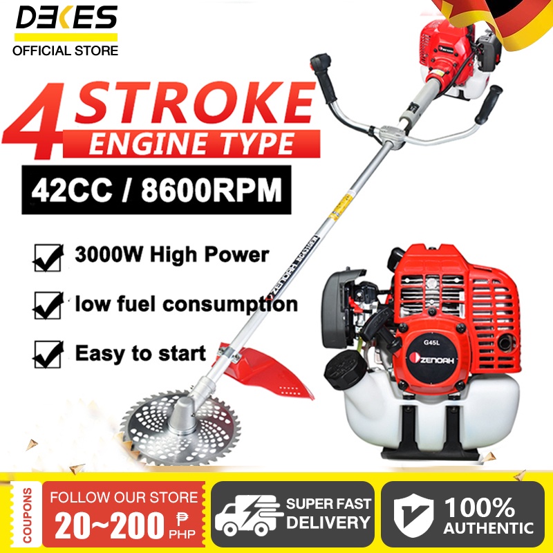 Japan 4 Stroke Grass Cutter gasoline High Quality 52CC portable grass ...