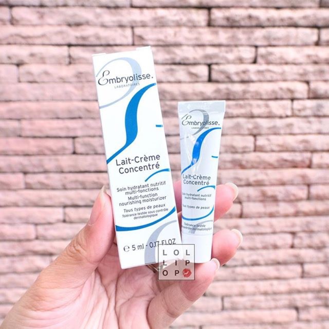 Embryolisse Lait-Crème Concentré Dry Skin Moisturizer 5ml Mini | Shopee ...