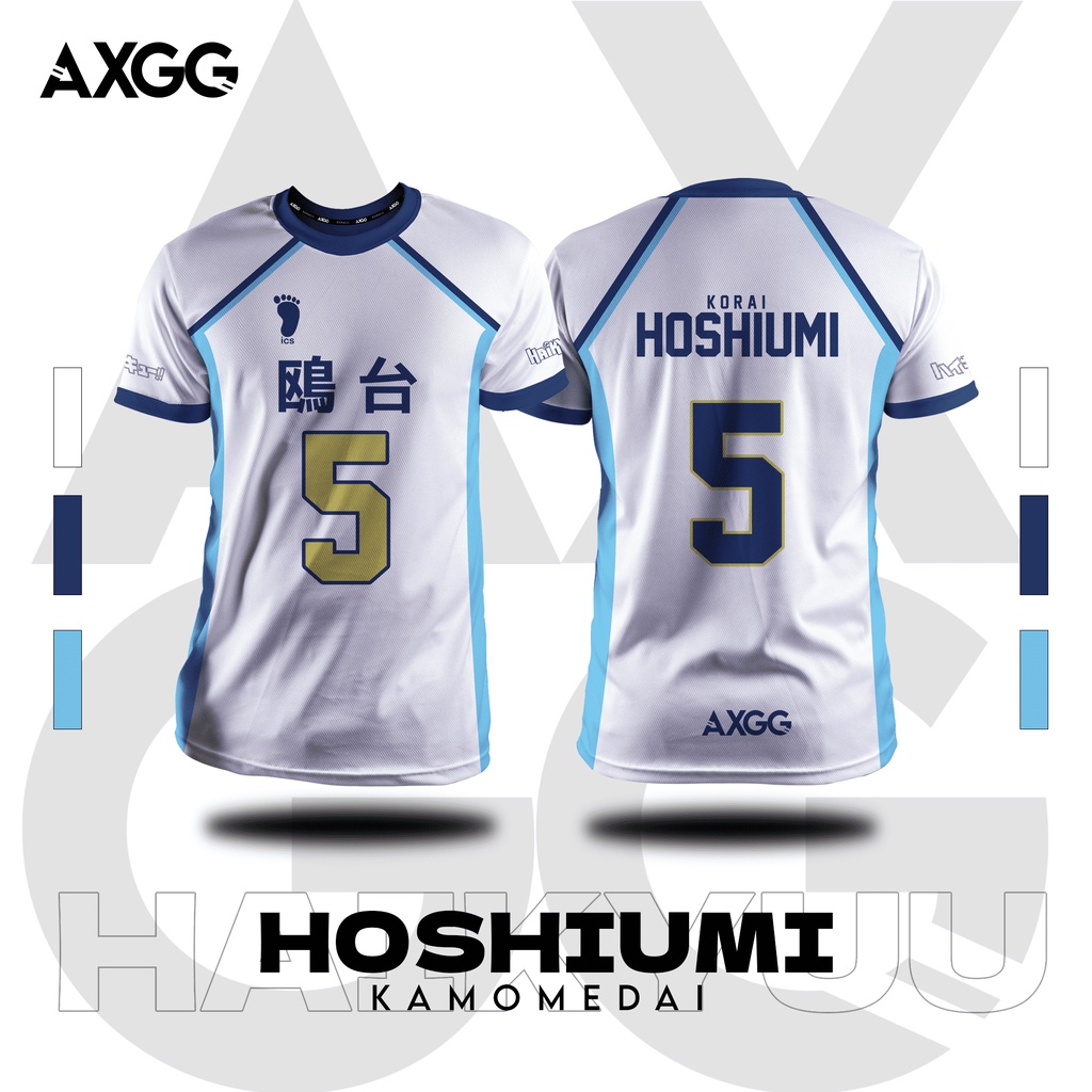 AXGG ' Haikyuu Kamomedai - Hoshiumi ' Anime T-shirt | Shopee Philippines