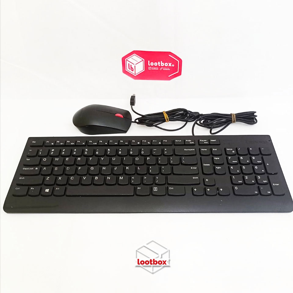 Lenovo Calliope Keyboard & Mouse Bundle [SECOND] | Shopee Philippines