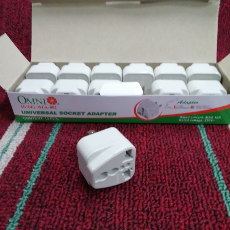 Omni Universal Socket Adapter 1 Box (12 pcs.) WUA-002 (wholesale ...