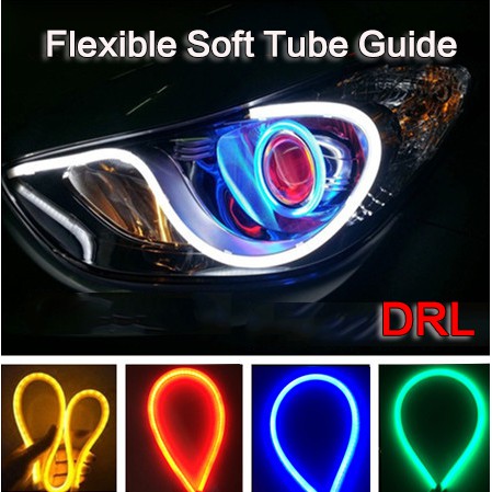2x Flexible Soft Tube Guide Car LED Strip DRL 30 45 60 85CM | Shopee ...