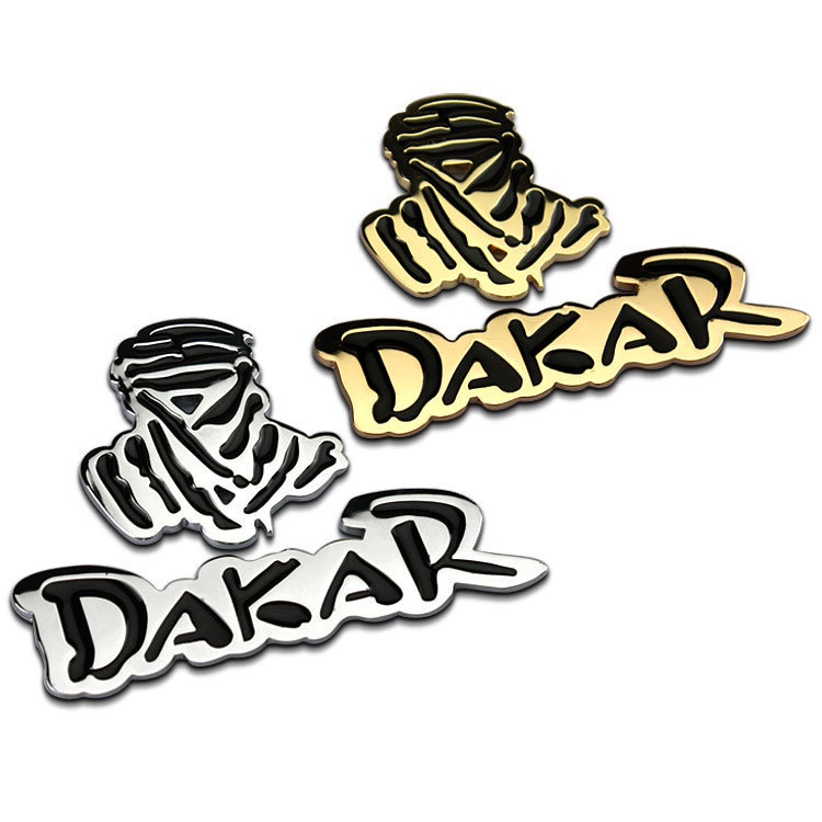 Personalized Metal DAKAR Car Logo SUV Rally Off-Road Modified Car Logo ...