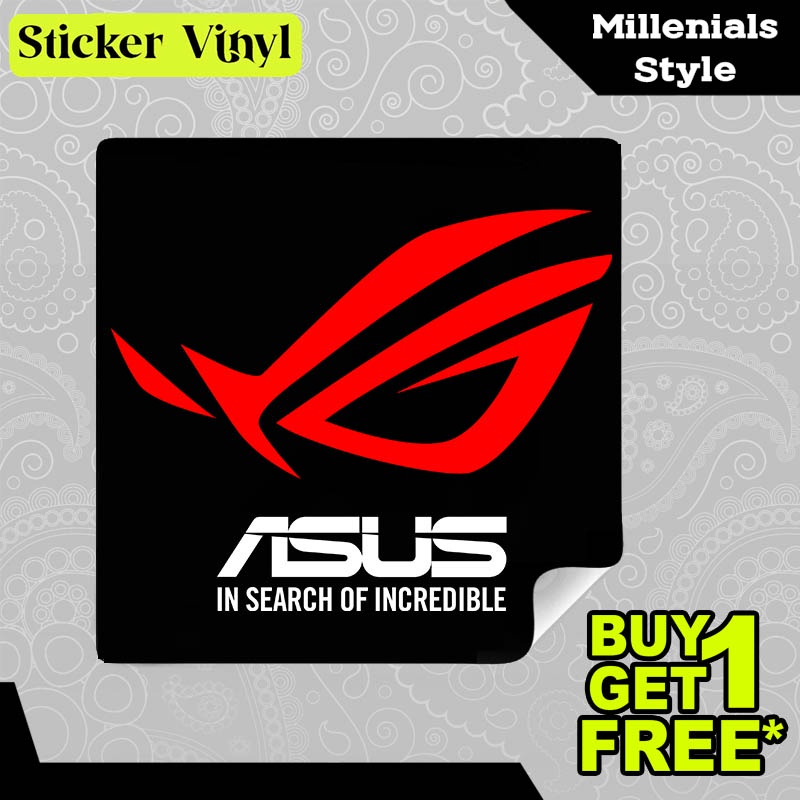 Asus ROG In Search of Incredible Stickers Cool and Contemporary Design ...
