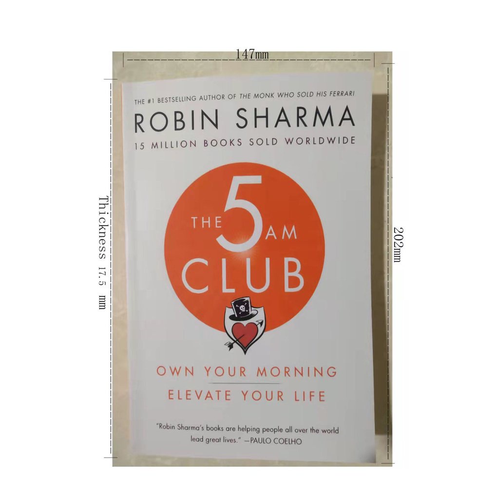 The 5 AM Club / 5AM (ORIGINAL) Own Your Morning by Robin Sharma (PB ...