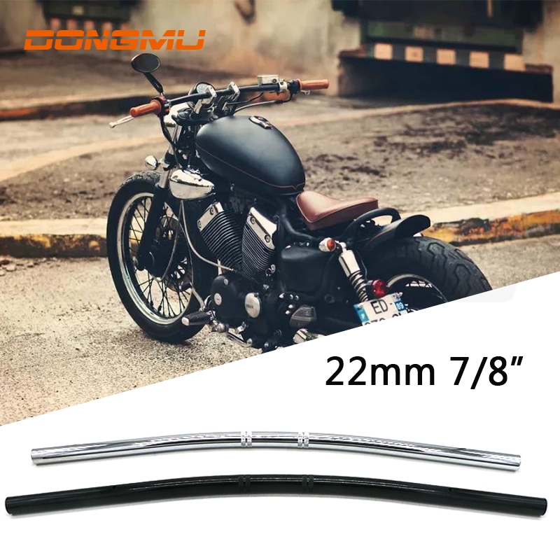 Universal Motorcycle Handle Bar Retro Bend Handlebar 7/8 Inch 22MM ...
