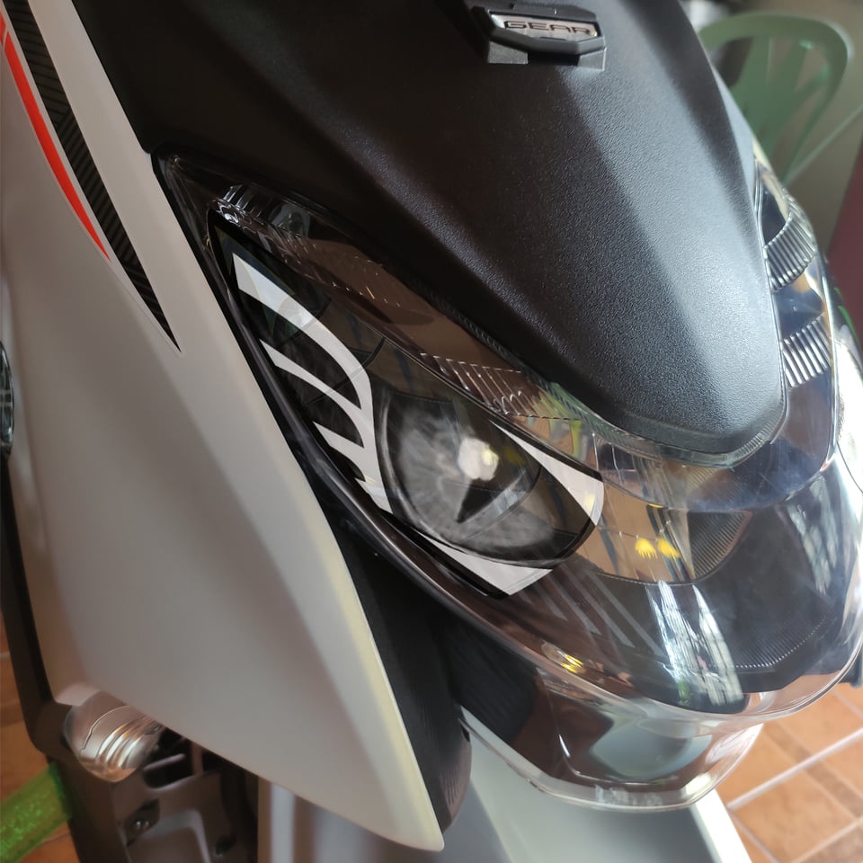 Winker For Yamaha Mio Gear 125 Black and White Dragon Eye | Shopee ...