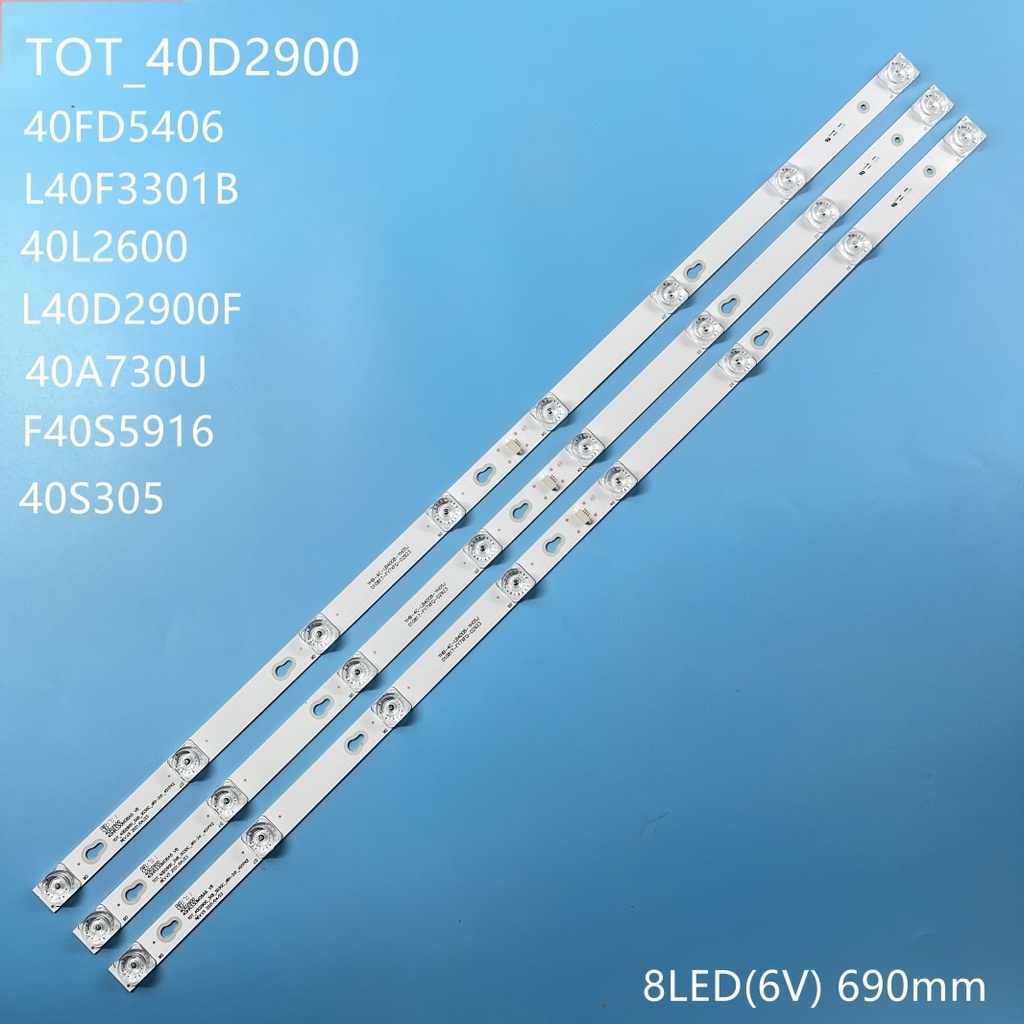3pcs/set Backlight Set for TCL 40inch LED40S4900 Brandnew Original Plug ...
