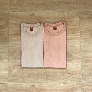 Yalex Red Label Round Neck Tshirt shirt (New Colors)- Peach and Khaki ...