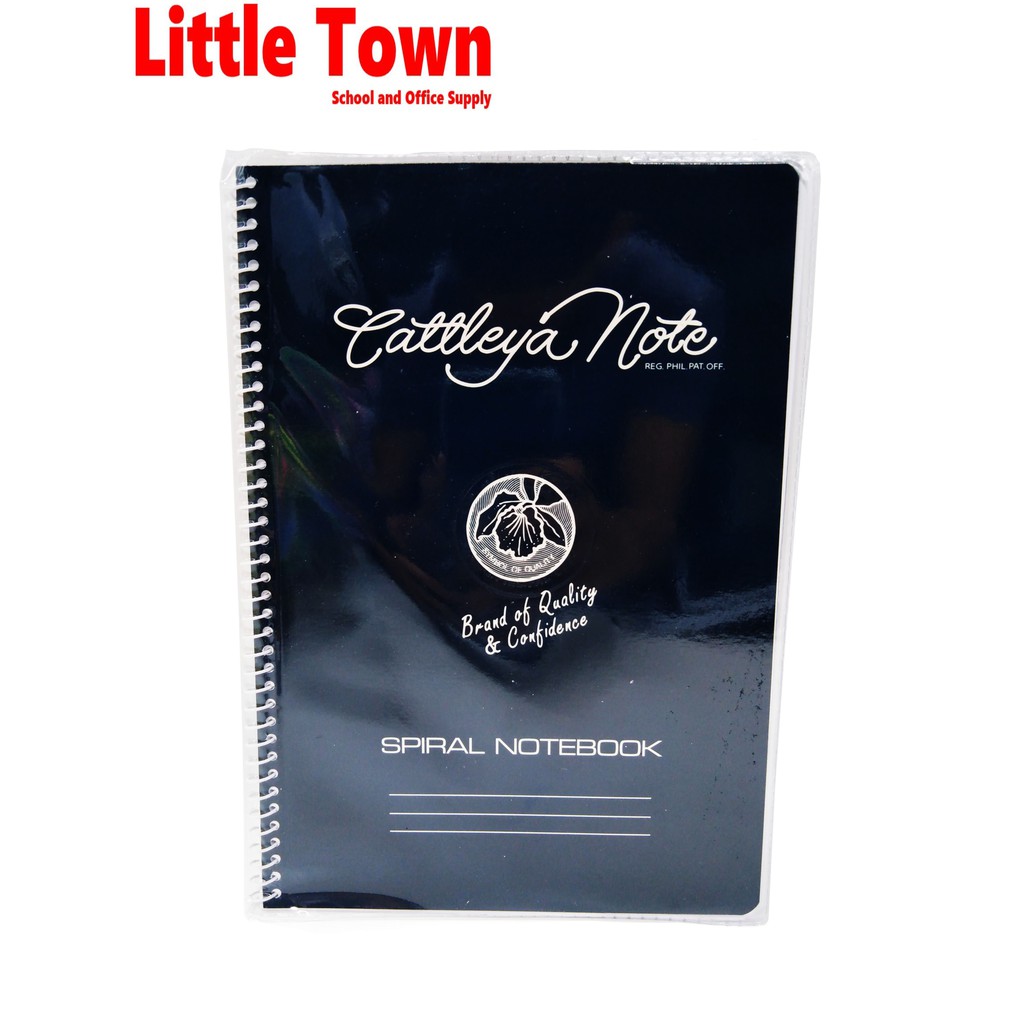 Cattleya Spiral Notebook 50 Sheets (7" X 10" Inches) | Shopee Philippines