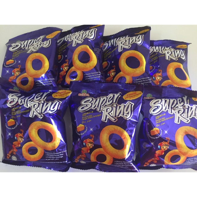 Super Ring Cheese Snacks Value Pack 30 Packs 14 g Per Pack. | Shopee ...