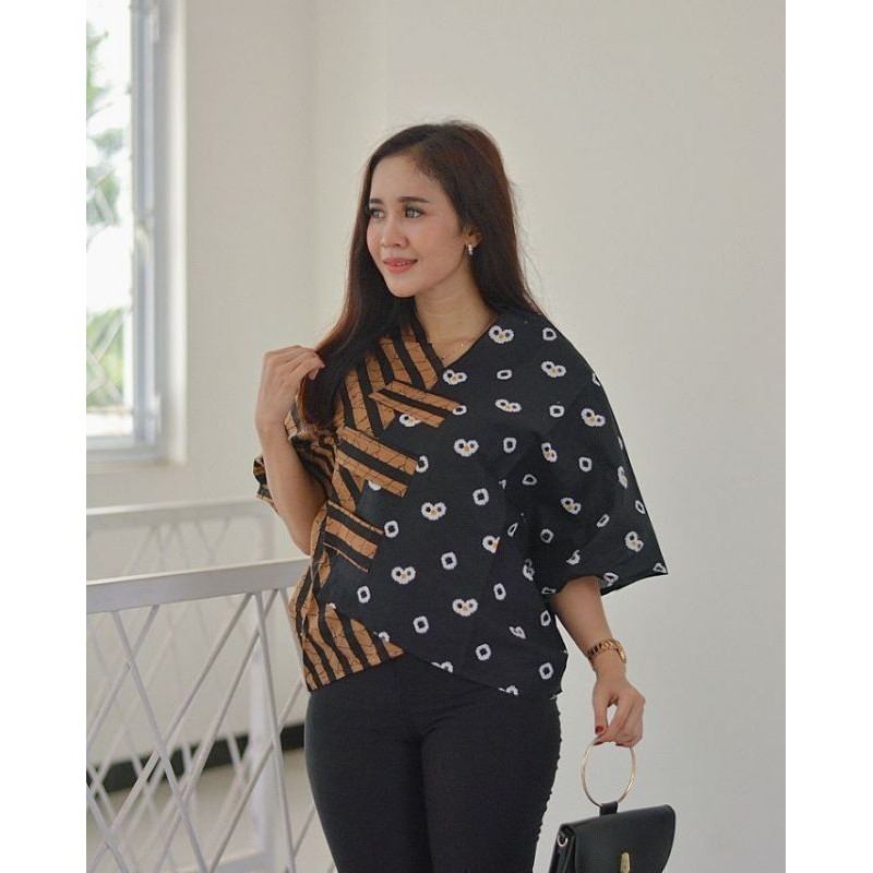 Original batik crop top batik Campus batik Ethnic songket motif/kimono ...