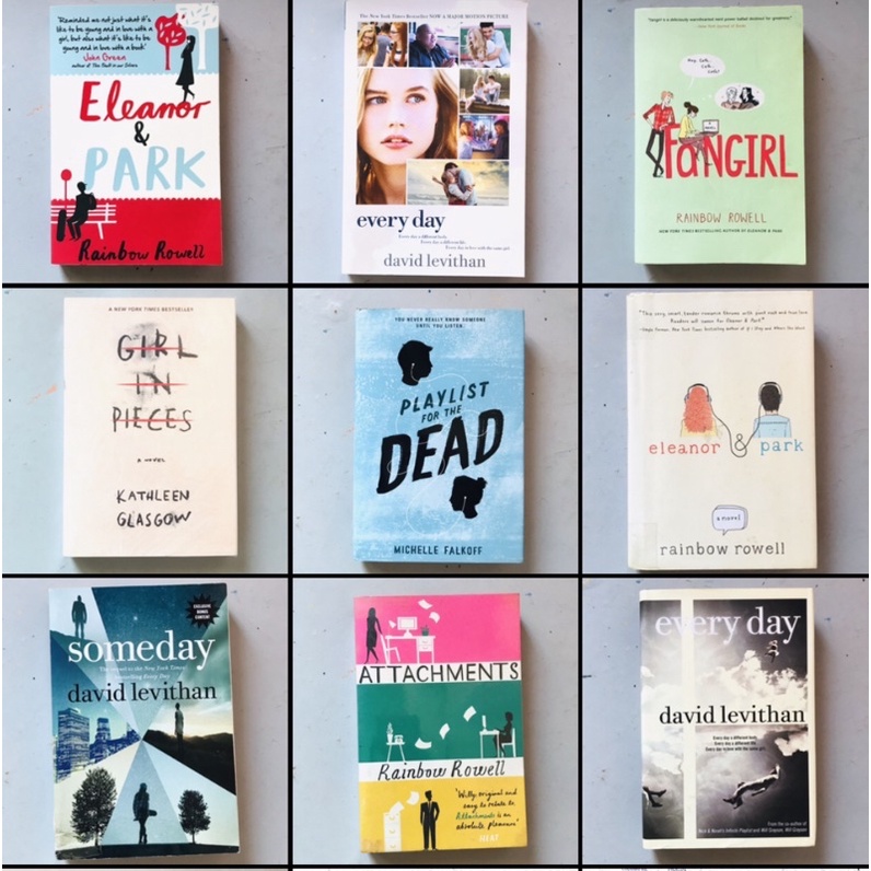 Ya preloved books | RAINBOW ROWELL| JOHN GREEN | David Levithan ...