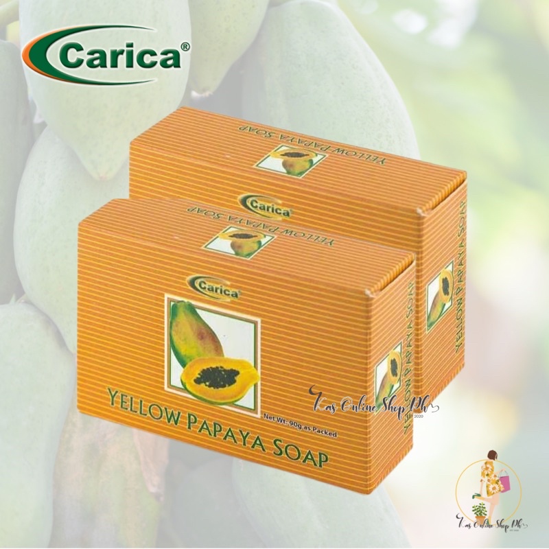 Carica Yellow Papaya Soap, 90g | Shopee Philippines