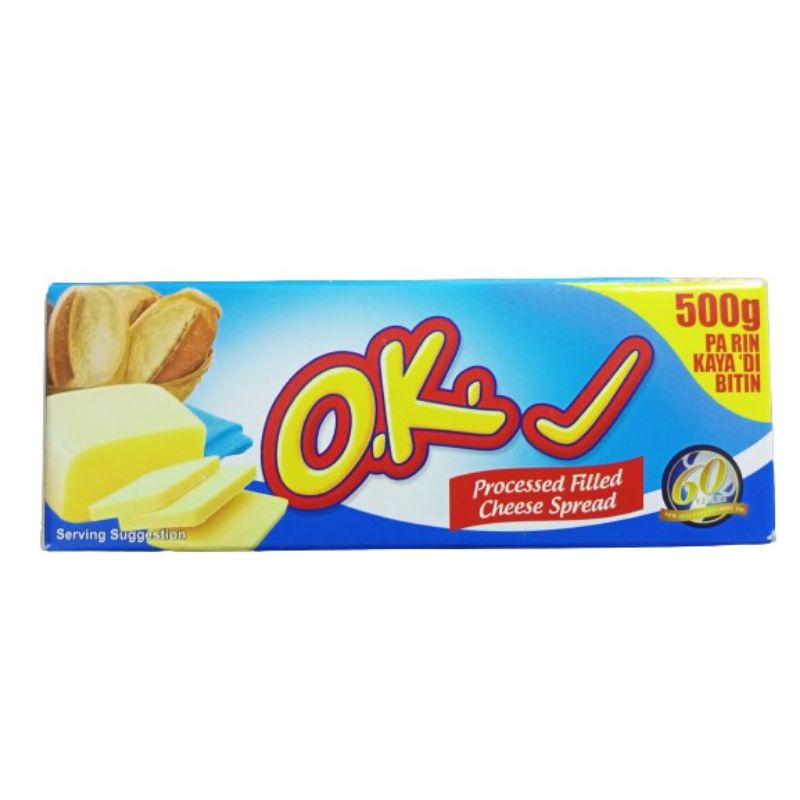 OK Cheese 500g Processed Filled Cheese Spread | Shopee Philippines