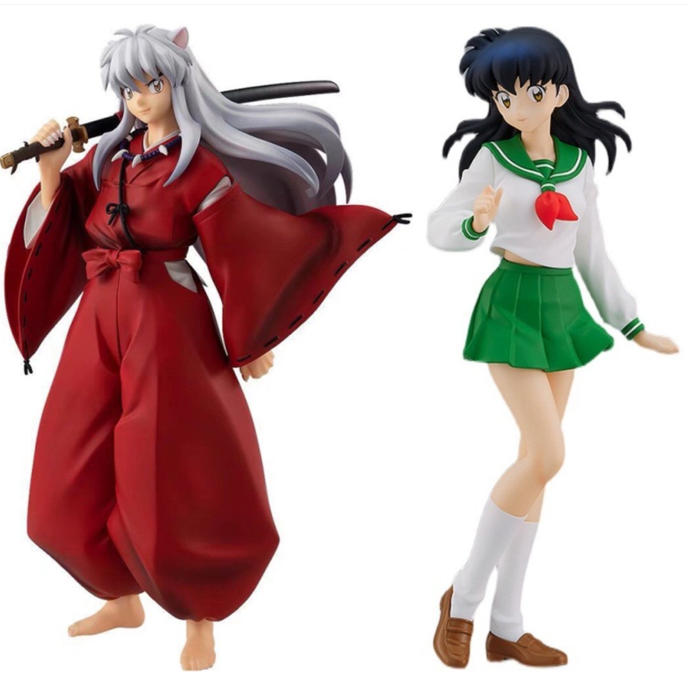 Inuyasha Anime Inuyasha Higurashi Kagome Kikyou Sesshoumaru PVC Figure ...