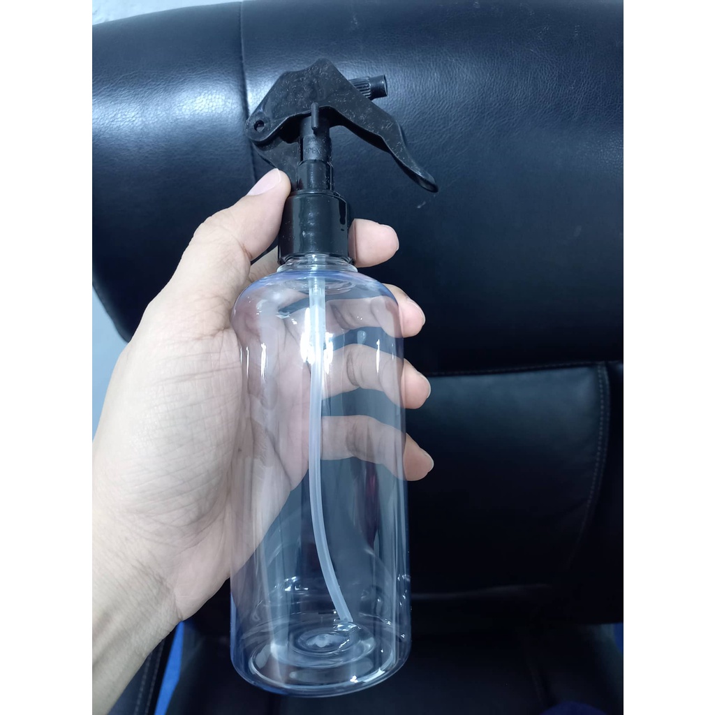 LBT 300ml Clear plastic bottle with black trigger spray | Shopee ...