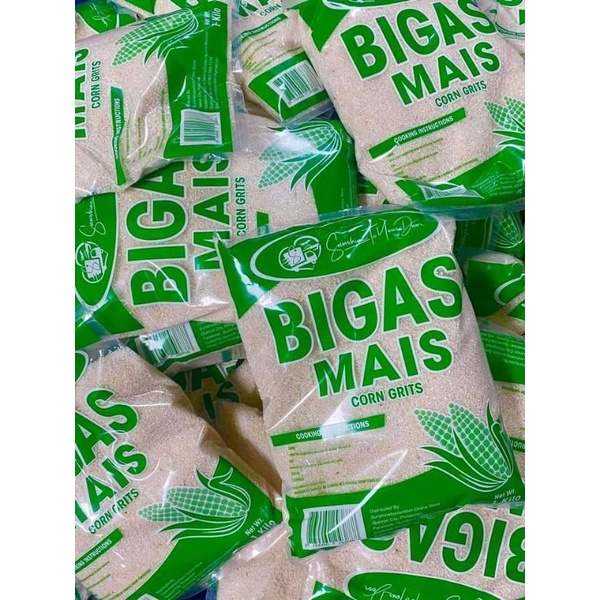 1kg #14 Premium White And Yellow Corn Grits Bigas Mais | Shopee Philippines