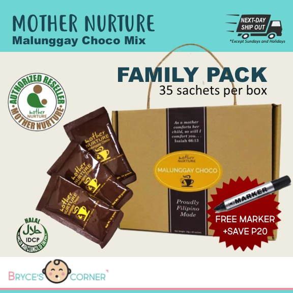 Mother Nurture Malunggay Choco Mix FAMILY PACK Lactation Drink with ...