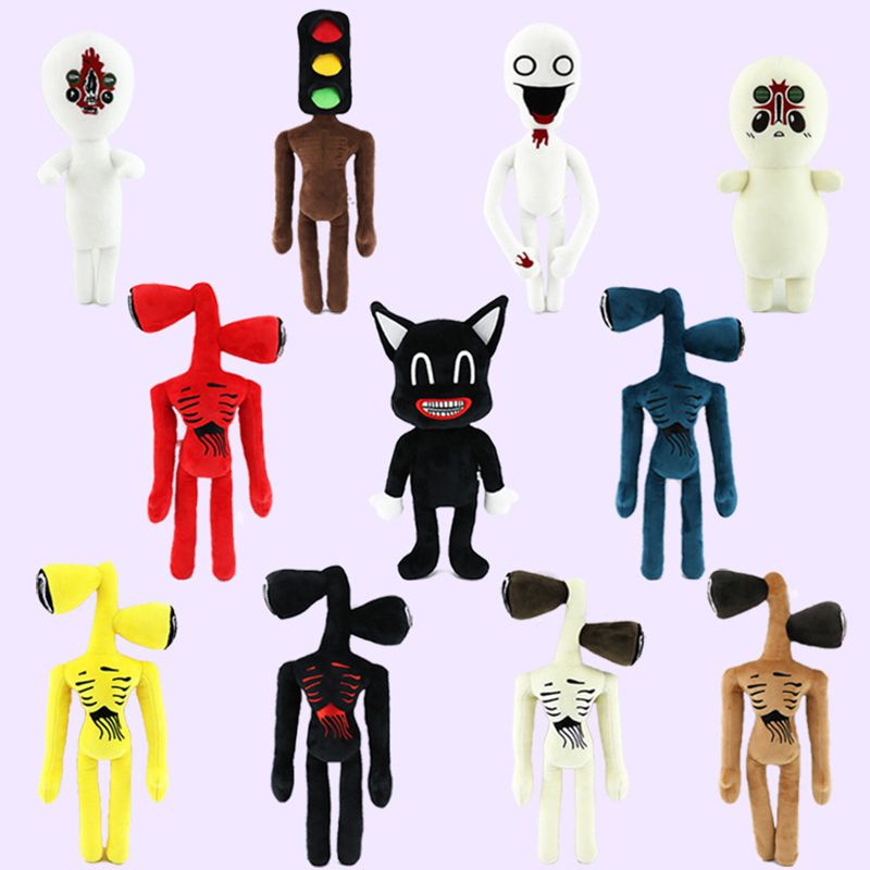 Scp 096 Adorable Plush Toy Horror Game Character Soft Stuffed For Kids ...