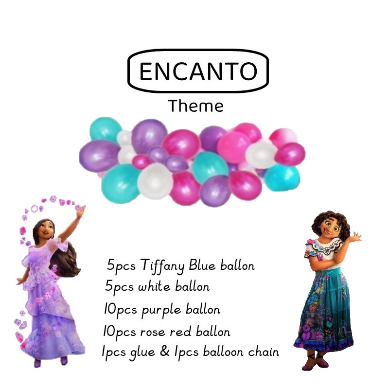 Encanto Mirabel Isabela Dolores theme Balloon Arch Garland Birthday ...