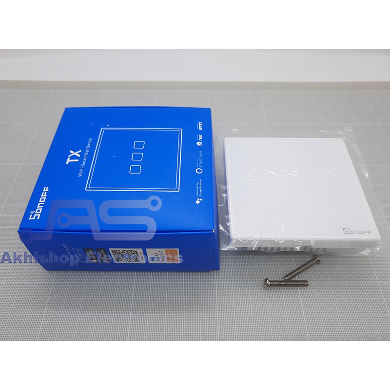Sonff T2 UK 3 Gang AC100-240V TX Series Smart Wall Touch Switch ...