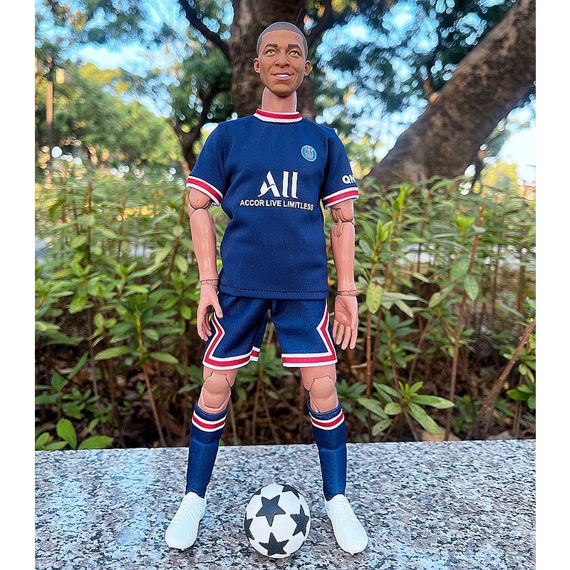 Football player action figure 28cm big figures Cristiano Ronaldo Messi ...