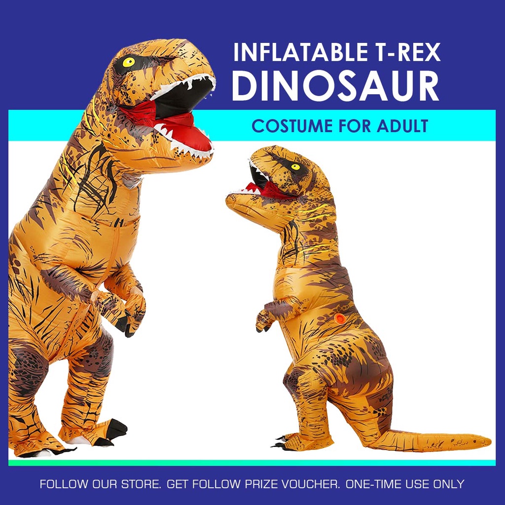 Inflatable T Rex Dinosaur Costume For Mens Unisex Costume Party Cosplay