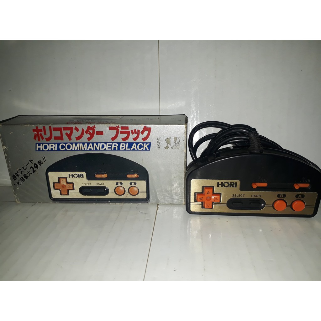 HORI COMMANDER BLACK Controller HJ-10 w/Box for Nintendo Family ...