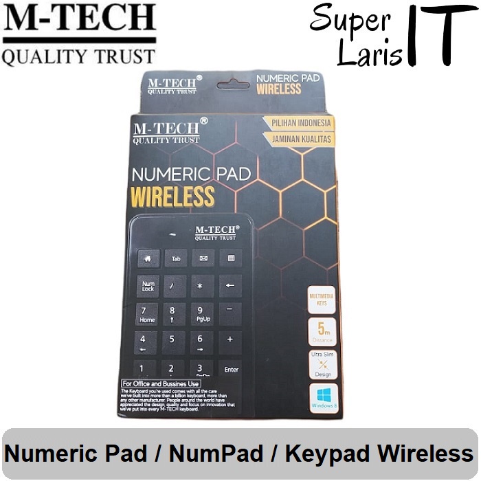 Keyboard Numeric Pad / NumPad / Wireless Keypad M-Tech | Shopee Philippines