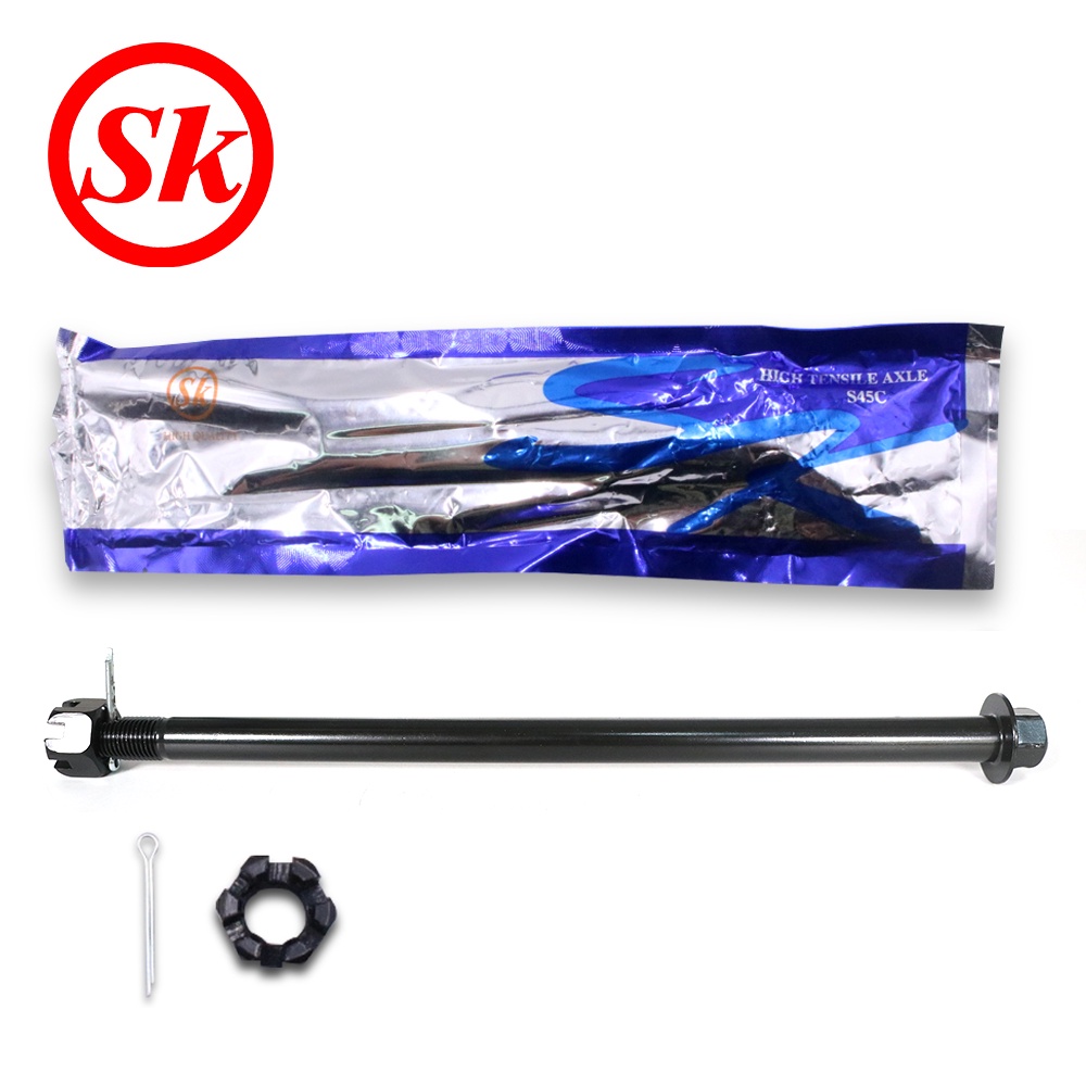 SK Front Axle High Tensile With Castle Nut For Honda TMX Supremo ...