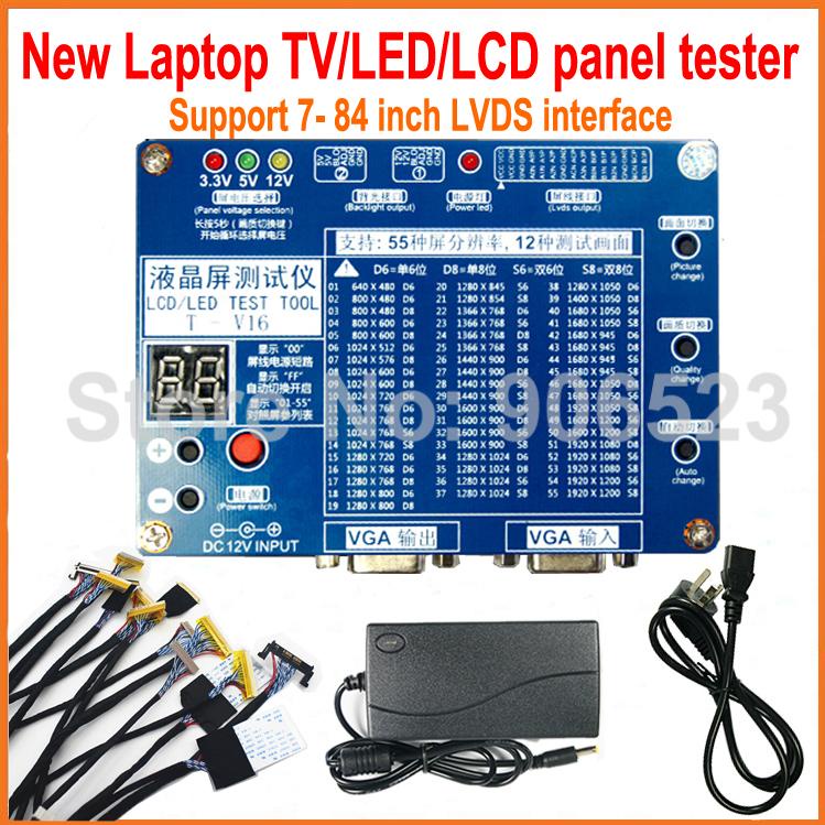New Upgrade Laptop Tv Lcd Led Test Tool Kit Set Lcd Panel Tester