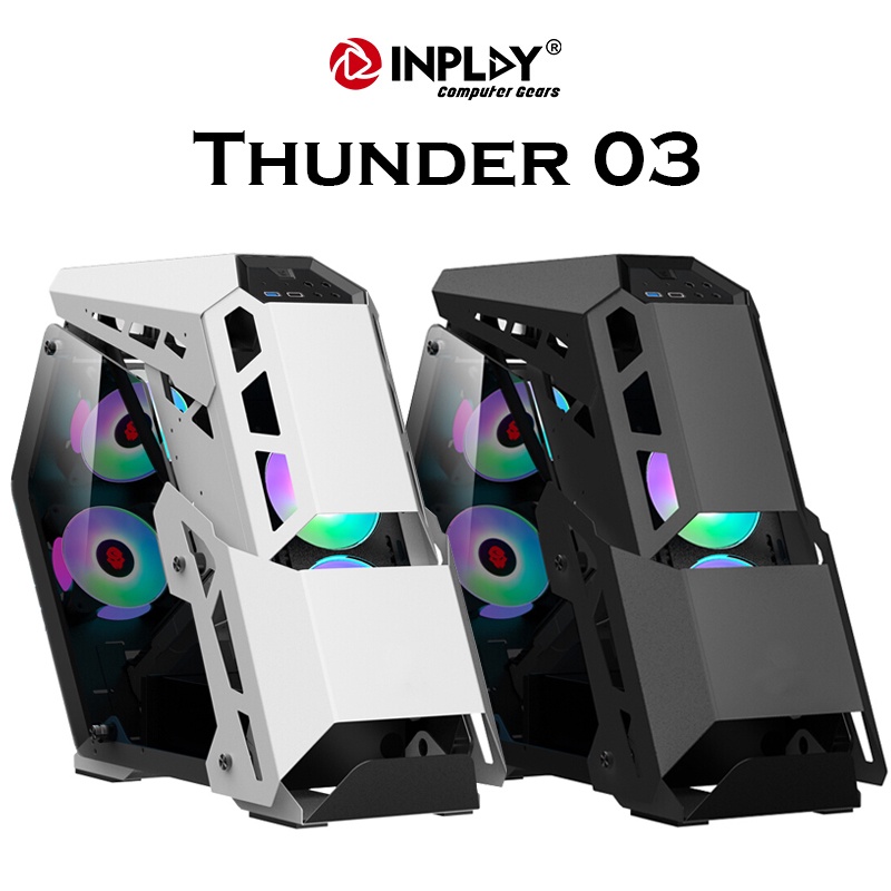 INPLAY PC Case Computer Case Micro Atx Case Robot Design Thunder 03 ...