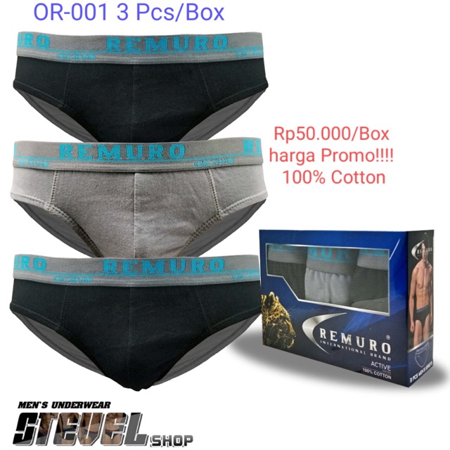 Cheap Men's Underwear Brand Remuro 100% Original | Shopee Philippines