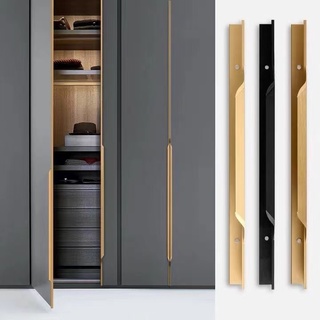 Customized Invisible Handles Long Wardrobe Door Handle Drawers Non ...
