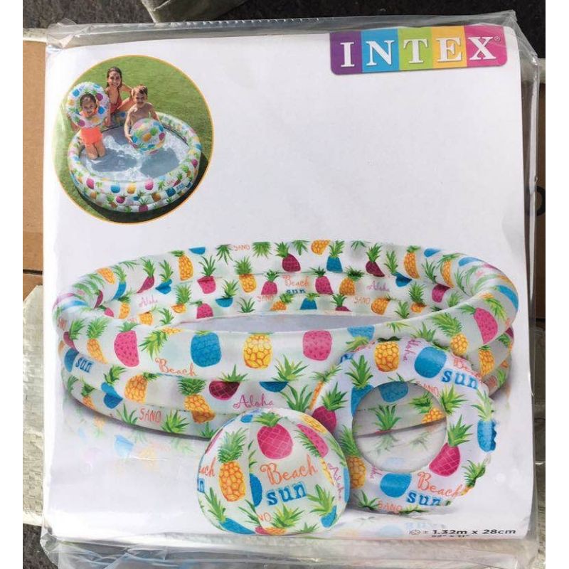 Intex Children's Swimming Pool Ball Pool 59469 Set Tires and Tires 3 ...