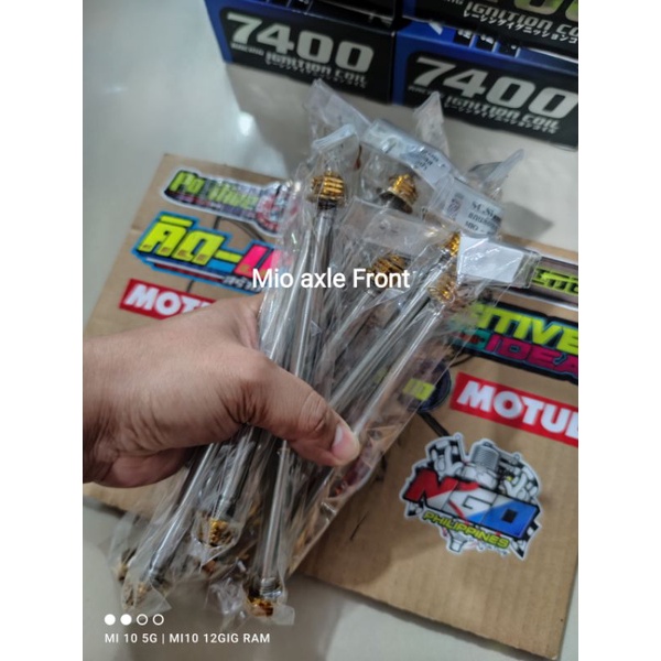Axle front Mio/Fino/Soulty gold | Shopee Philippines