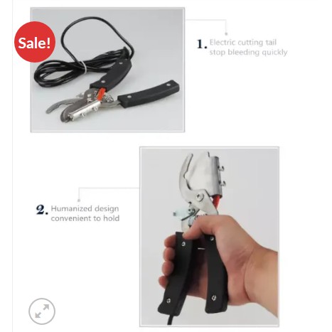 Para sa biik, Pamputol ng buntot w/ switch Electric clippers for pigs ...