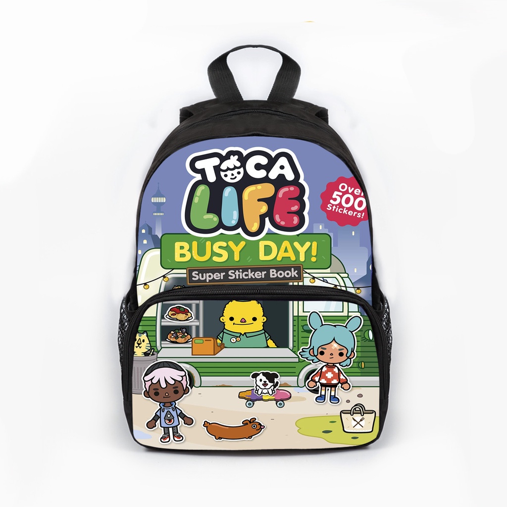ColorCoral Toca Boca 3D Print Backpacks Kawaii Kids Children Small ...