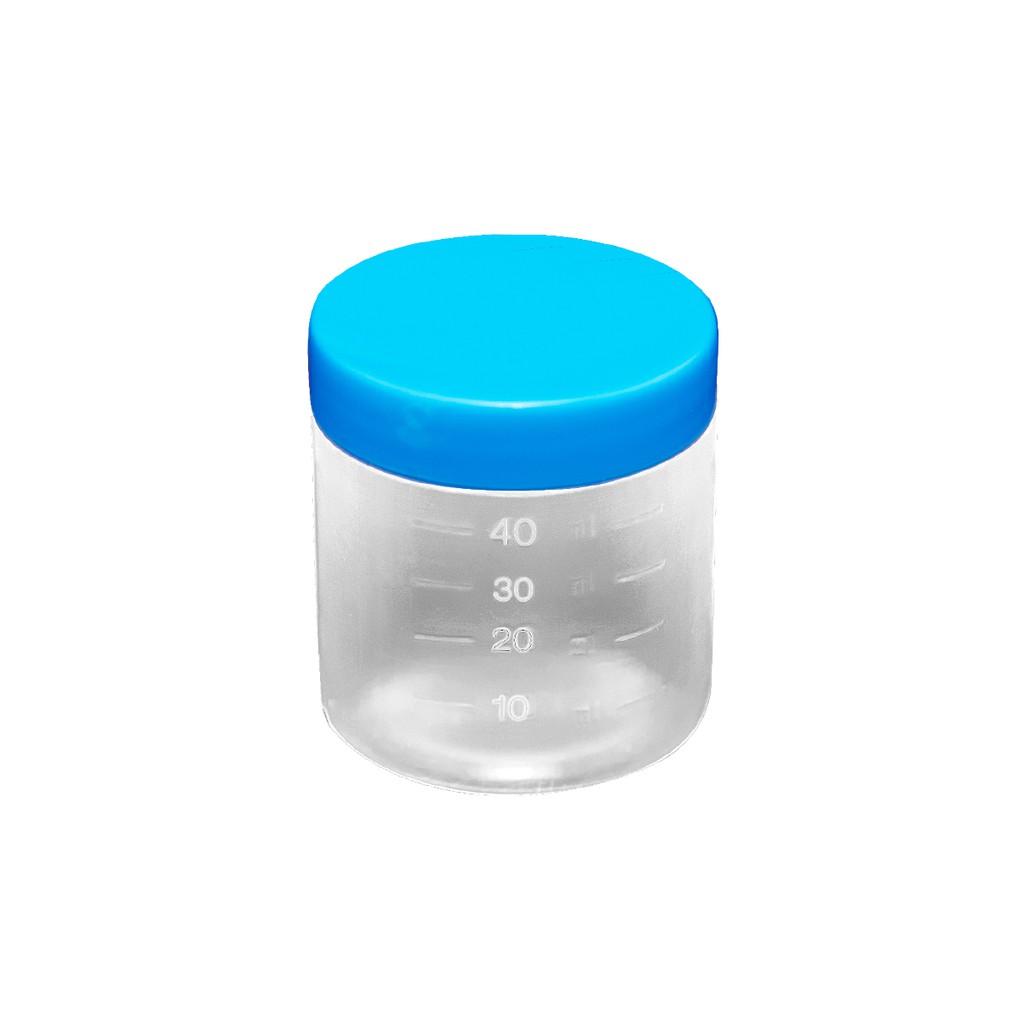 Indoplas Specimen Cup 40 ml - Blue 25's | Shopee Philippines