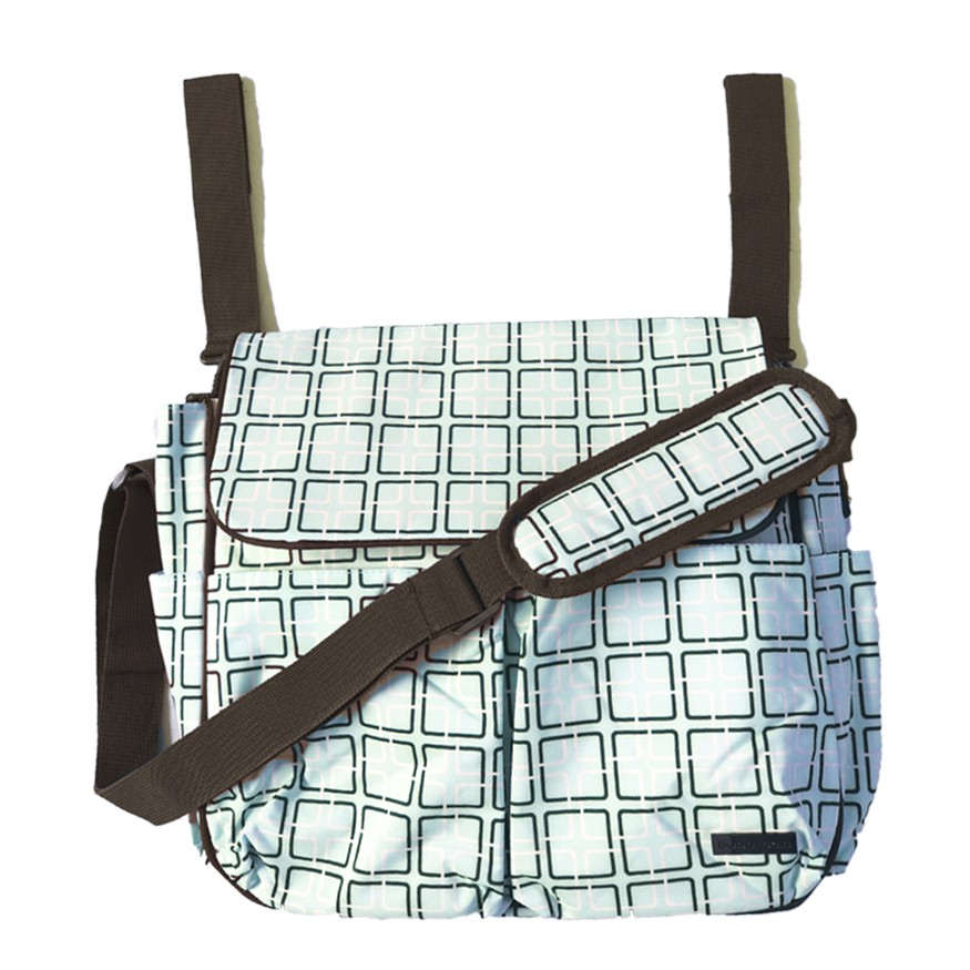 Bebe Chic Mommy Bag Nappy Bag Baby Bag Diaper Bag Squircle Blue ...