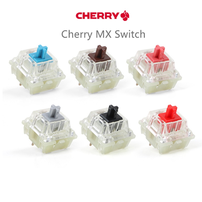 Original Cherry MX Mechanical Keyboard Switch Silver Red Black Blue ...