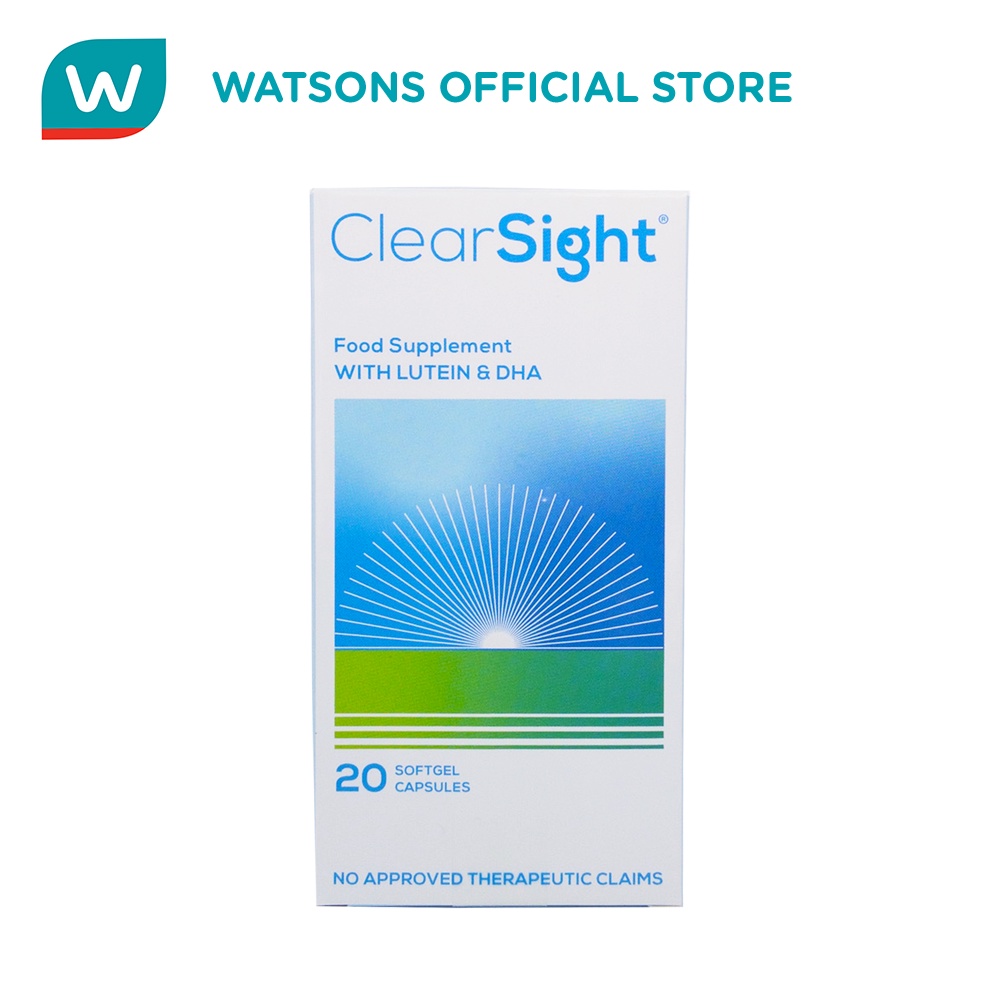 CLEARSIGHT Food Supplement with Lutein & DHA 1 Softgel Capsules [Sold ...