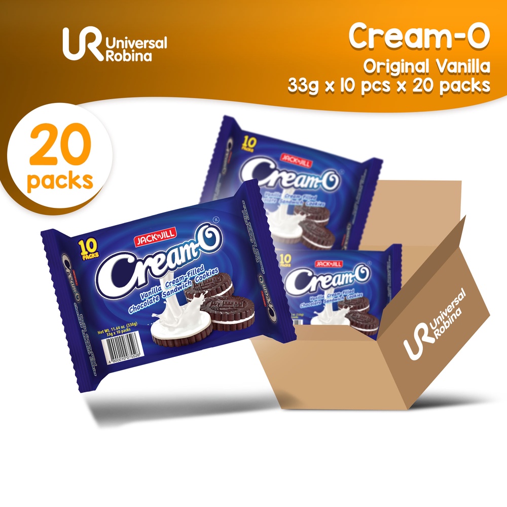 20 x Cream-O Original Vanilla (33g x 10) | Shopee Philippines
