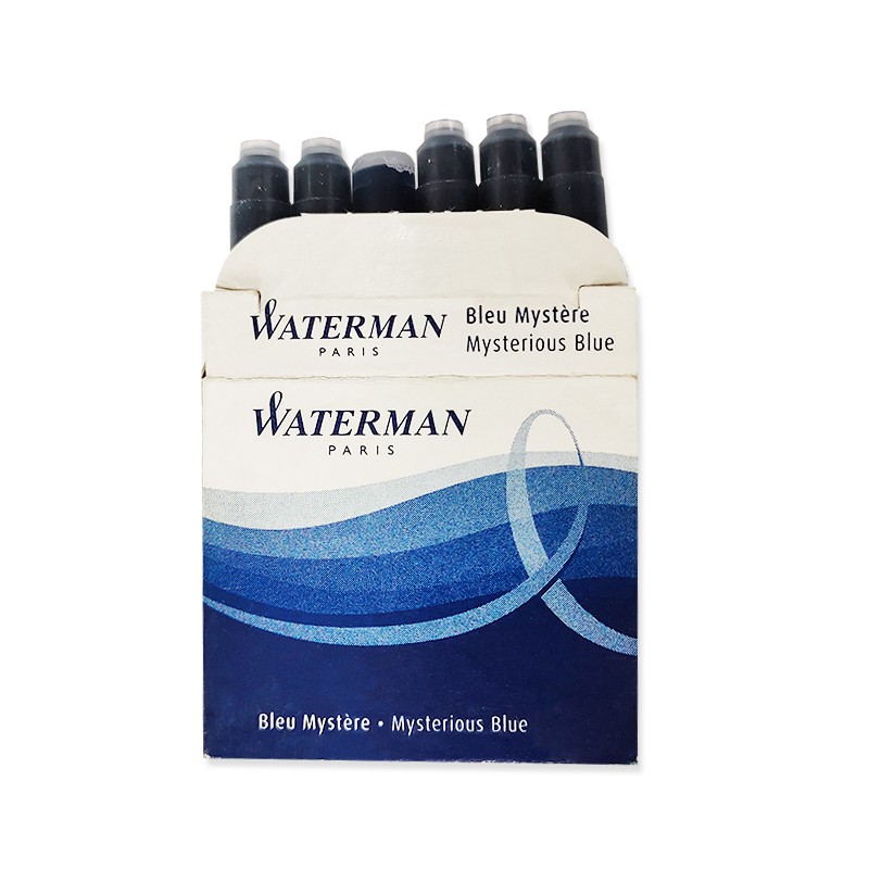 Waterman Fountain Pen Ink Cartridge International Size ( Box of 6 ...